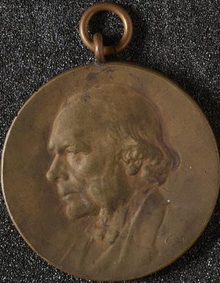 Medal, bronze, with suspension loop | Science Museum Group Collection