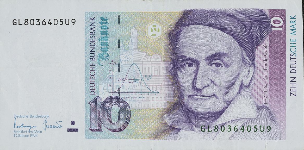Banknote, 10DM Zehn Deutsche Mark denomination | Science Museum Group ...