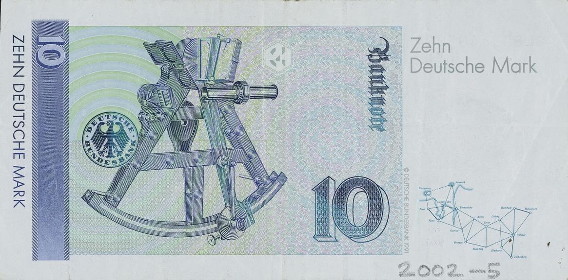 Banknote, 10DM Zehn Deutsche Mark denomination | Science Museum Group ...