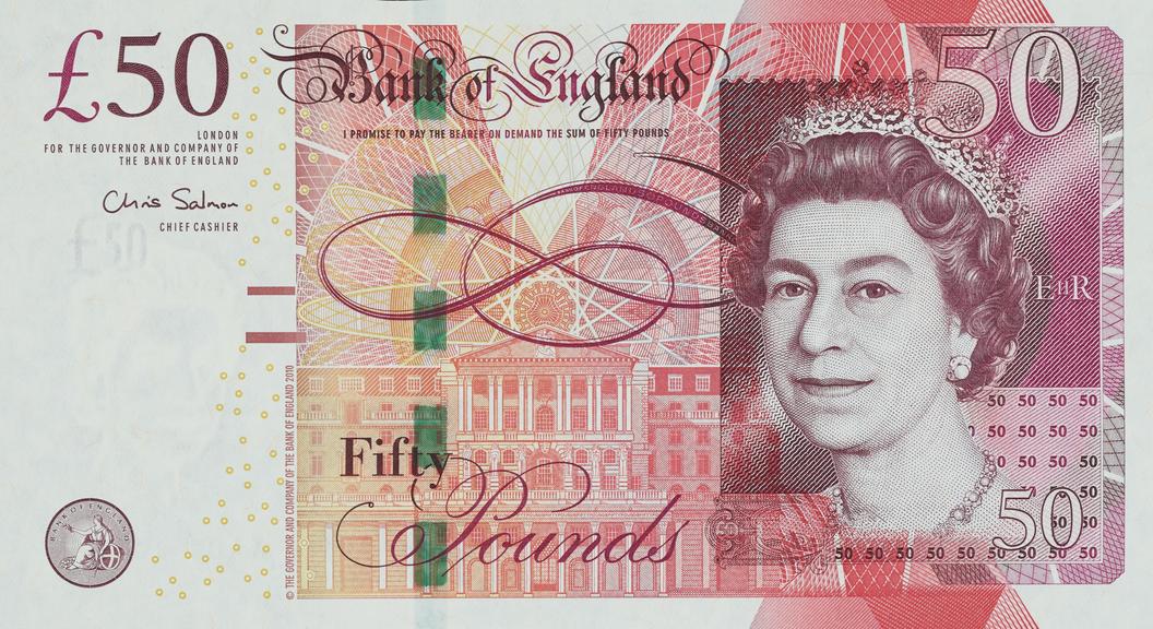 £50 banknote depicting James Watt and Matthew Boulton | Science Museum ...