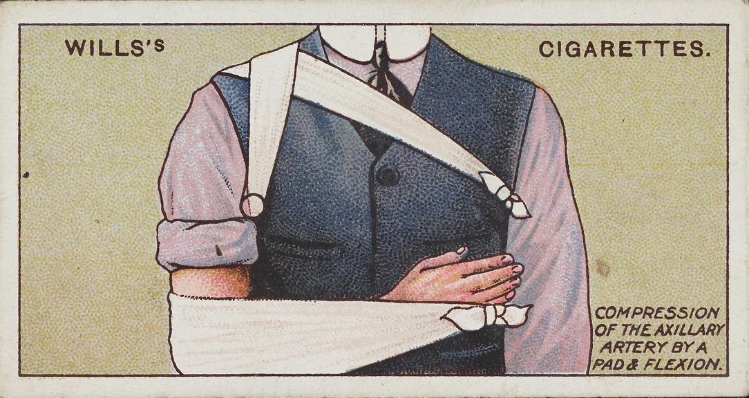 'First Aid' cigarette cards | Science Museum Group Collection