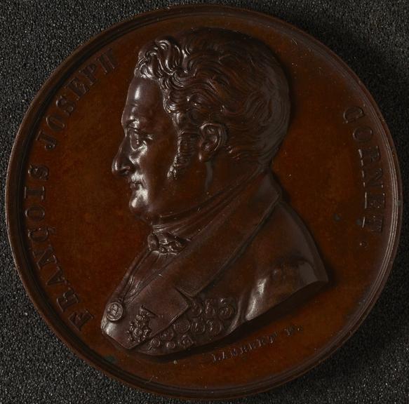 Bronze medal to commemorate F.J. Cornet | Science Museum Group Collection