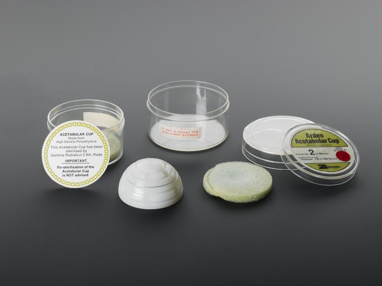 Polyethylene acetabular cup by Zimmer Orthopaedic Ltd. | Science Museum ...