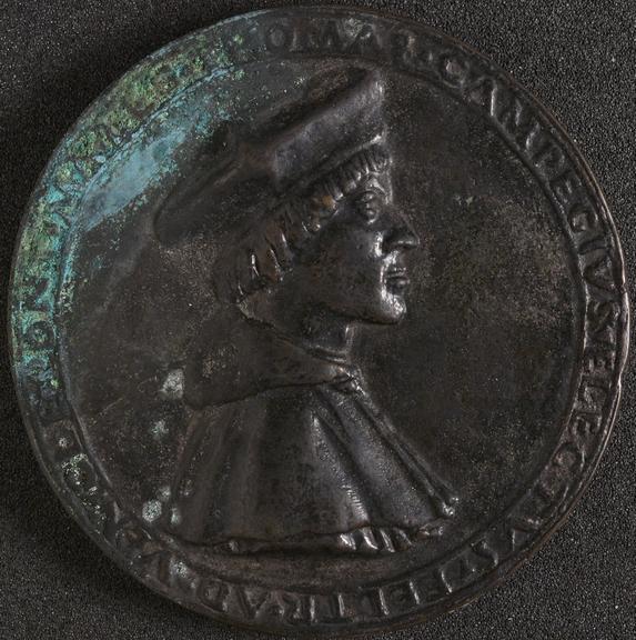 Bronze medal to commemorate the papal legate Thomas Campegius | Science ...