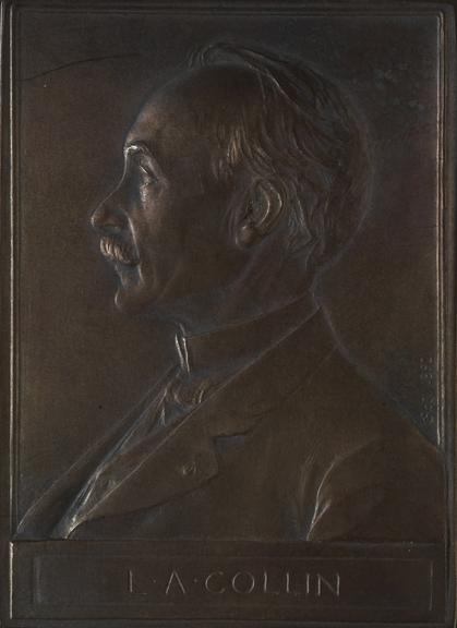 Silver, rectangular medal | Science Museum Group Collection