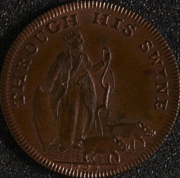 King Bladud, Bath Token | Science Museum Group Collection