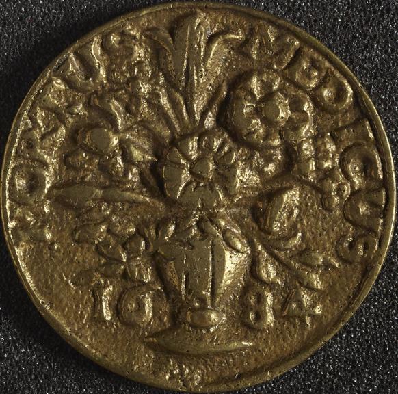 Brass medal for entry into Hortus Medicus gardens Amsterdam | Science ...