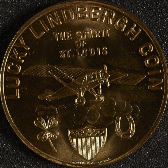Lucky Lindbergh Coin | Science Museum Group Collection