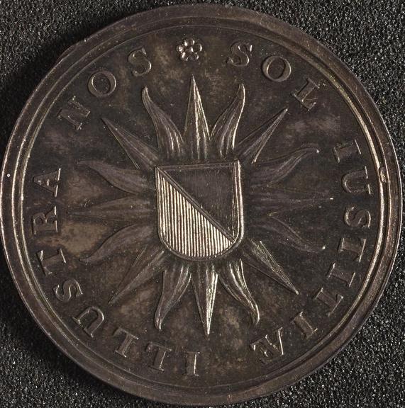 Circular silver medal | Science Museum Group Collection