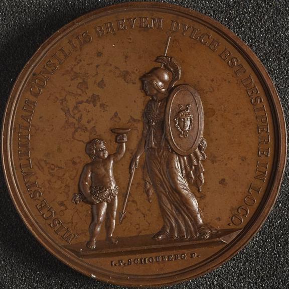 Circular bronze prize medal | Science Museum Group Collection