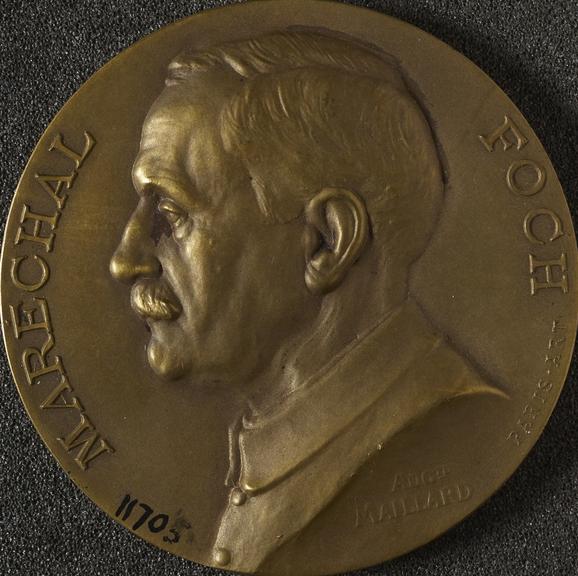 Medal, bronze, to commemorate Marshal Foch | Science Museum Group ...