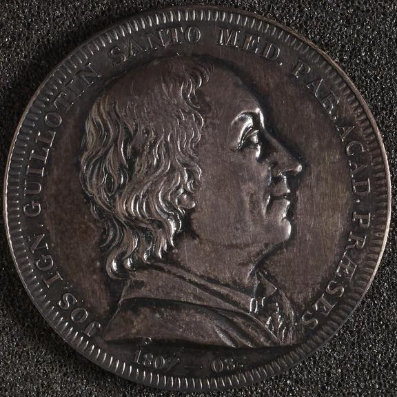 Medal, silver, commemorating Joseph Ignace Guillotin | Science Museum ...