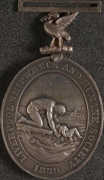 Silver medal of the Liverpool Shipwreck and Humane Society | Science ...