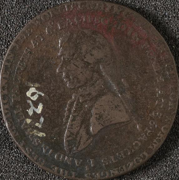 Bronze trade token for T. Ching's patented worm lozenges | Science ...