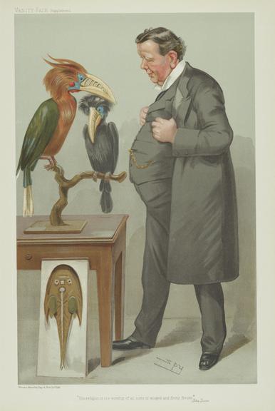 Portrait. Chromolithograph. [Professor Ray Lankester] Vanity Fair with ...