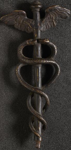 Bronze caduceus | Science Museum Group Collection