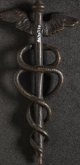 Bronze caduceus | Science Museum Group Collection