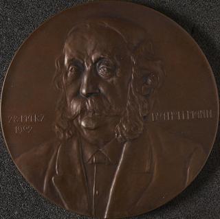 Bronze medal to commemorate the 80th birthday of Dr Adolf Hoffman ...