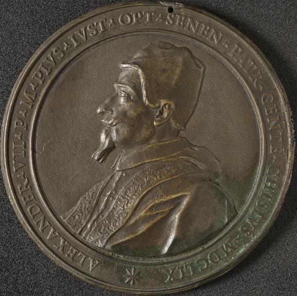Copy brass medal to commemorate Pope Alexander VII | Science Museum ...