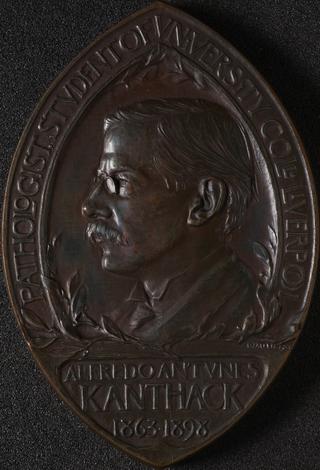 Oval bronze prize medal | Science Museum Group Collection