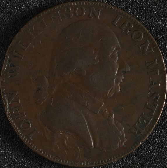 Wilkinson halfpenny token, 1790. | Science Museum Group Collection