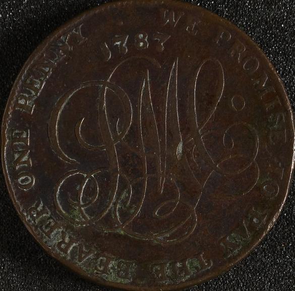 Anglesey penny token | Science Museum Group Collection