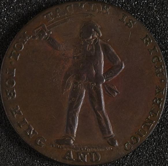 Token, copper, 27mm diameter. Middlesex token | Science Museum Group ...