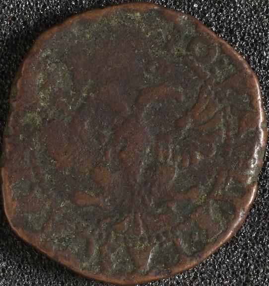One grano, bronze coin, associated with Grand Master of the Knights of ...