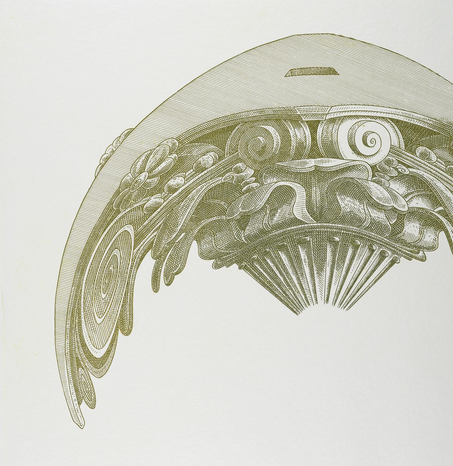 Anamorphosis with column II | Science Museum Group Collection