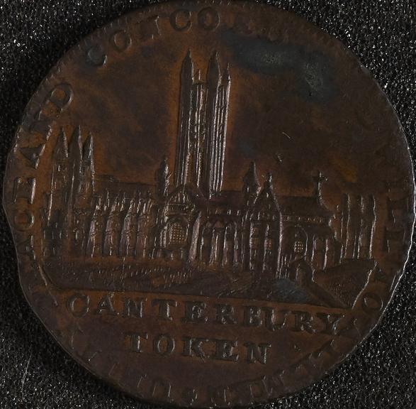 Canterbury halfpenny token | Science Museum Group Collection