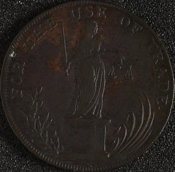Bungay halfpenny token, 1795 | Science Museum Group Collection