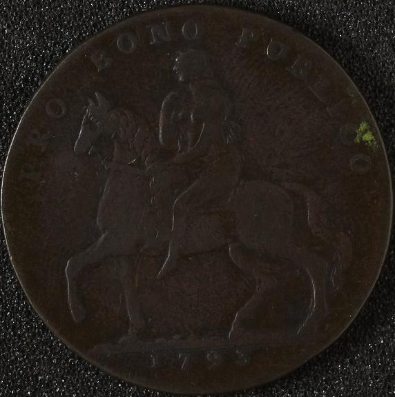 Coventry halfpenny token, 1793 | Science Museum Group Collection