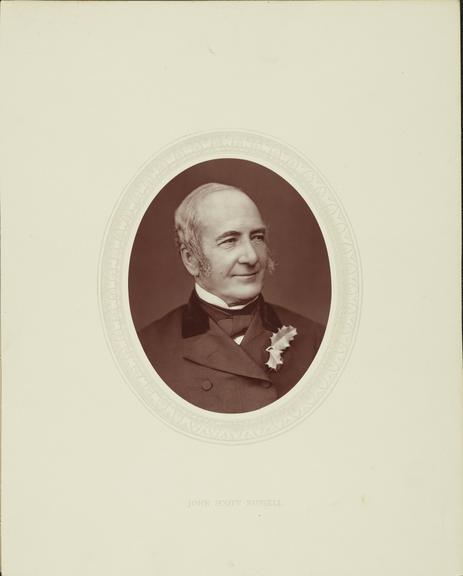 Mounted photograph of John Scott Russell | Science Museum Group Collection