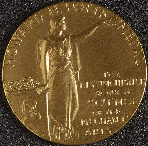Howard N Potts Medal of the Franklin Institute | Science Museum Group ...