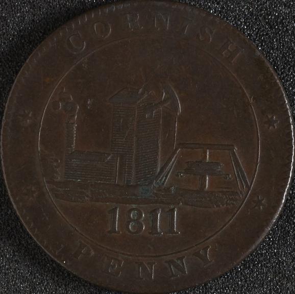Cornish penny token, 1811. | Science Museum Group Collection