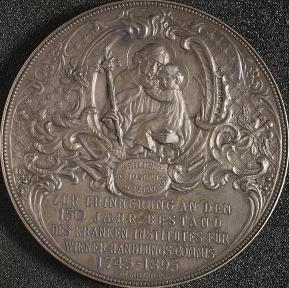 Medal commemorating 100 years duration of boarding homes and 150 years ...