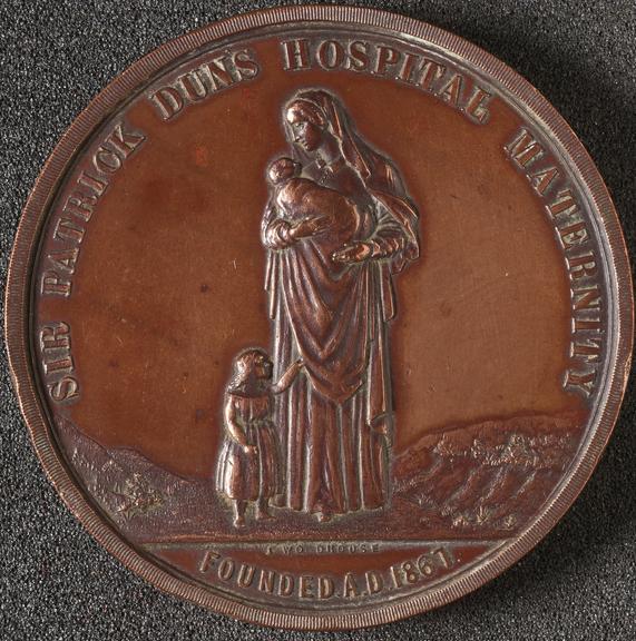 Medal, Sir Patrick Dun's hospital | Science Museum Group Collection