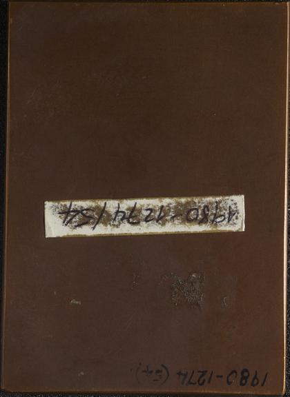 Plaque, bronze, Jaques Louis Reverdin | Science Museum Group Collection