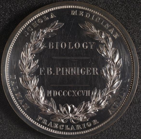 Medal, silverd, Charing Cross Hospital | Science Museum Group Collection