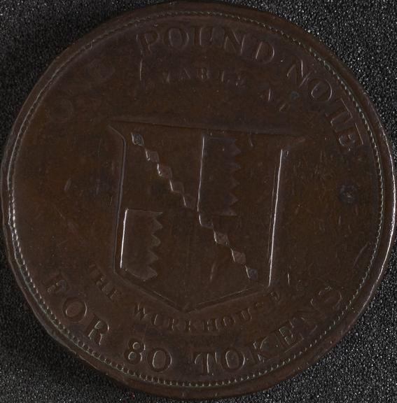 Birmingham workhouse three pence token, 1813. | Science Museum Group ...