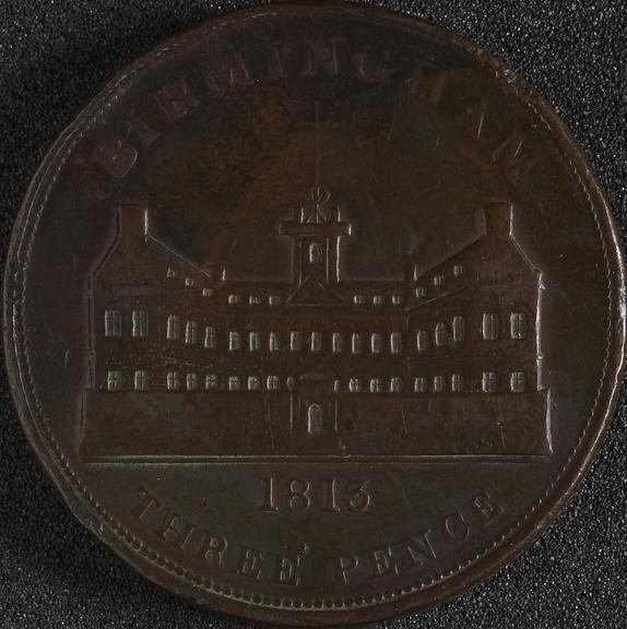 Birmingham workhouse three pence token, 1813. | Science Museum Group ...