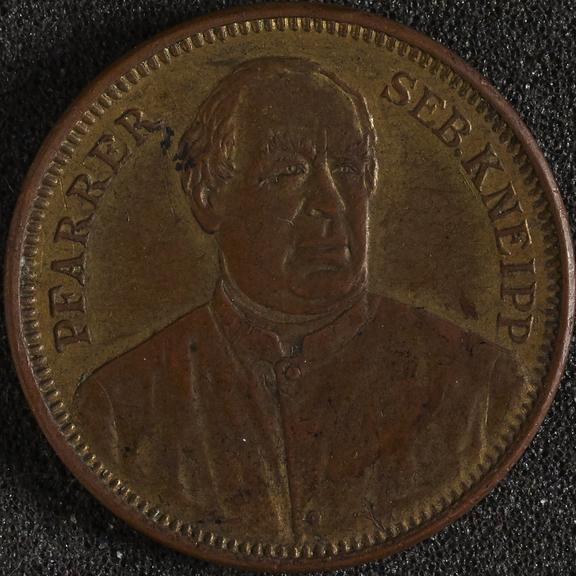 Medal, bronze, commemorating Father or Vicar Seb. Kneipp | Science ...