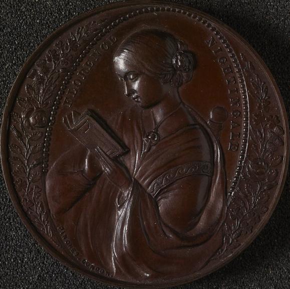 Bronze medal commemorating the work of Florence Nightingale | Science ...