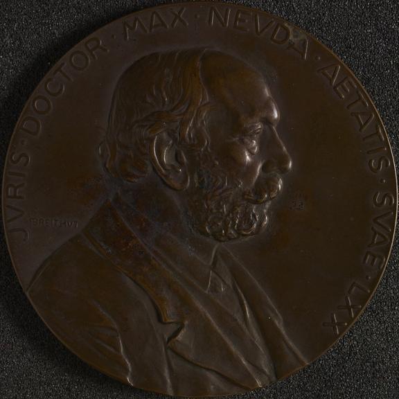 Medal commemorating Max Neuda | Science Museum Group Collection