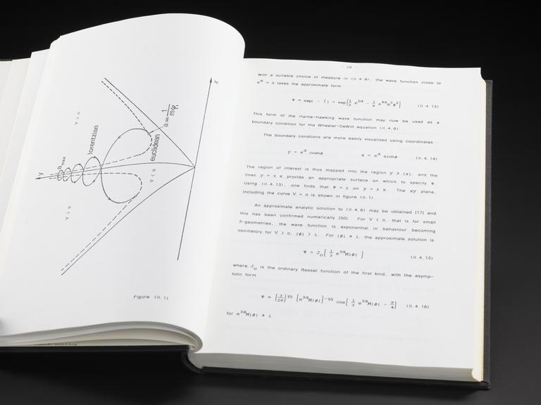 PhD thesis by Hawking's student Jonathan Halliwell, titled: The initial ...