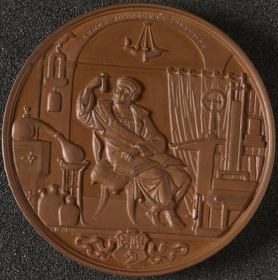 Medal, bronze, to commemorate 50th year of doctorate of Dr. C.H. Pfaff ...