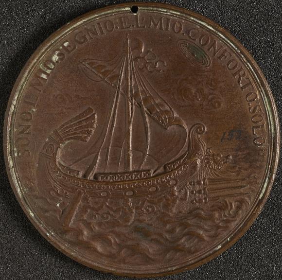 Perforated bronze medal with obverse by M. Soldani | Science Museum ...