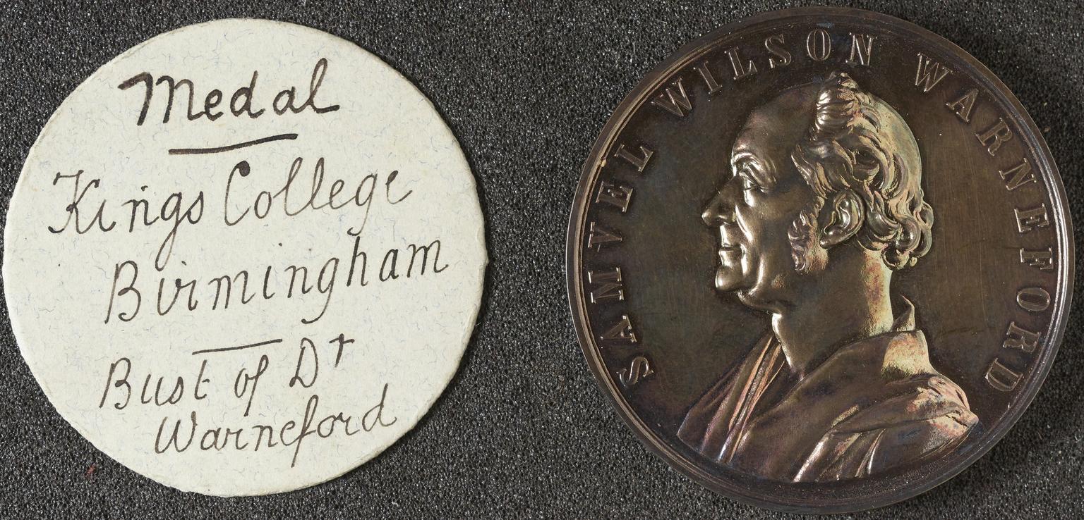 Circular silver medal | Science Museum Group Collection
