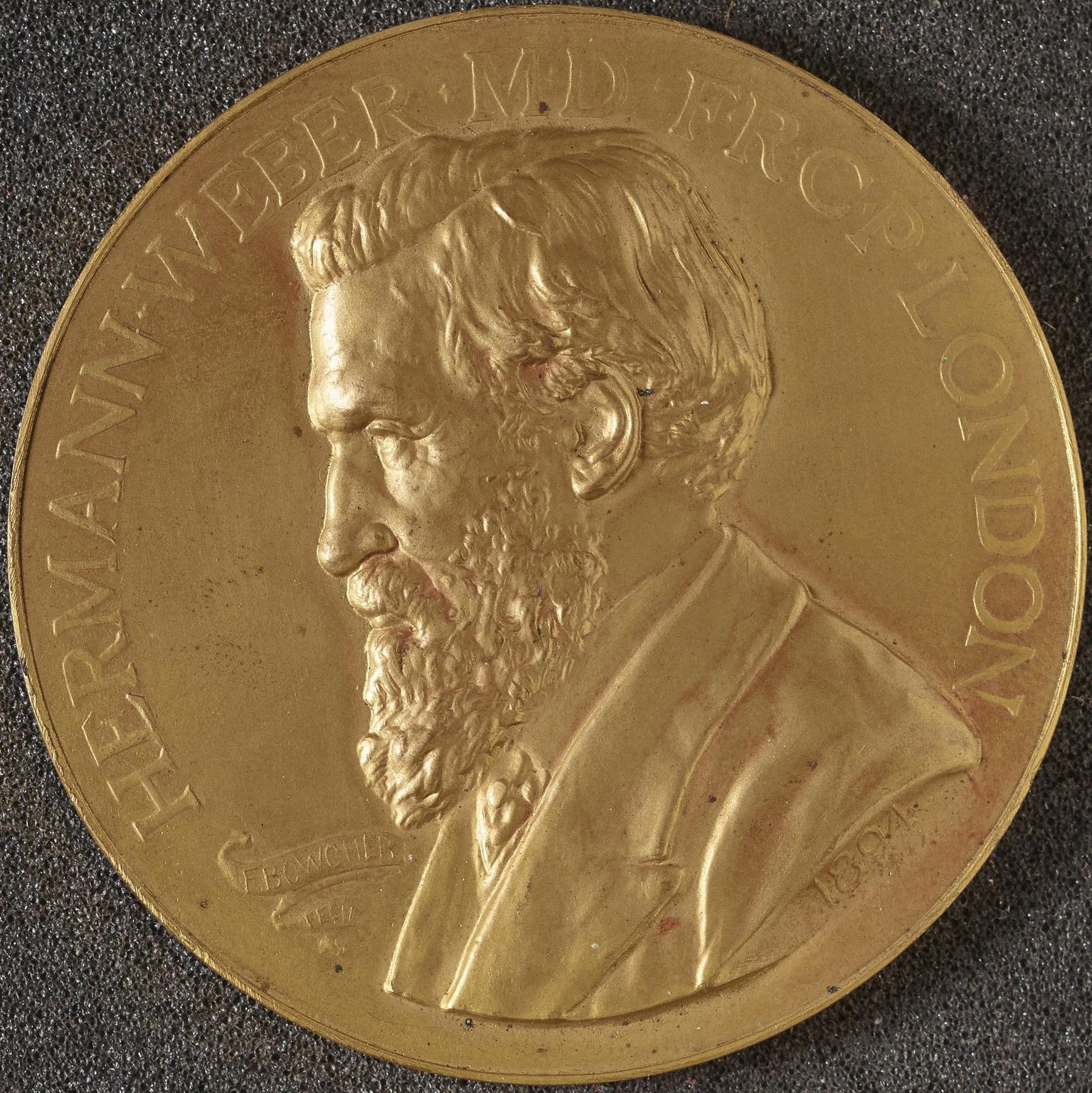 Circular gilded bronze medal | Science Museum Group Collection