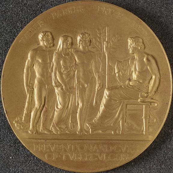 Circular gilded bronze medal | Science Museum Group Collection